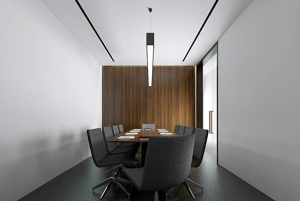 Conference room office reception hall 02