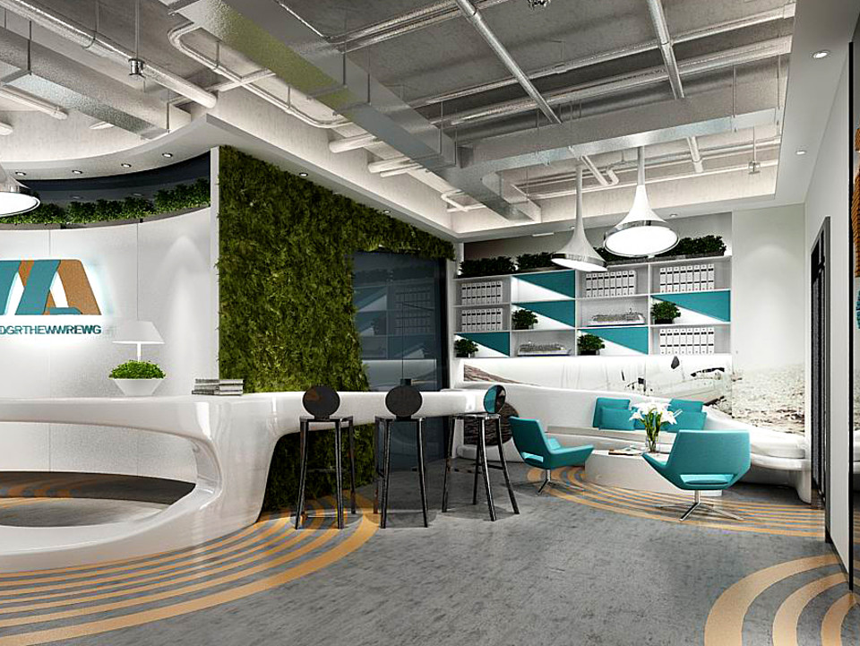Office reception area meeting room 25