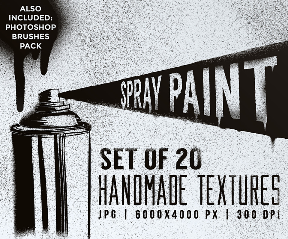 Spray paint textures