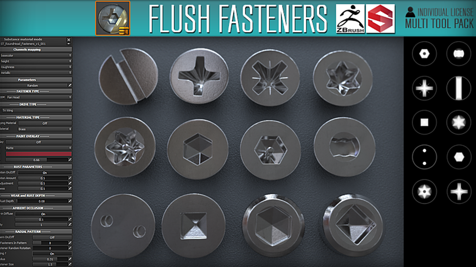 Flush Fasteners