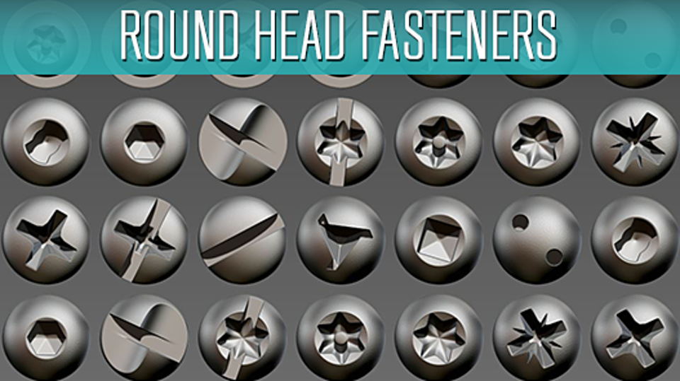 Round Head Fasteners