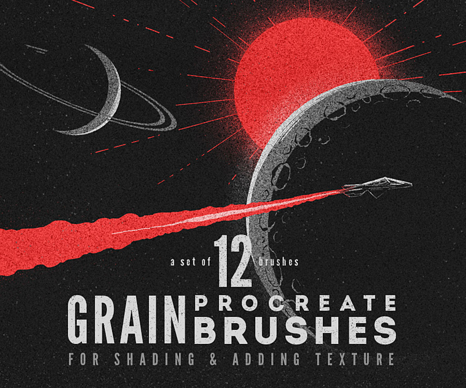 Procreate Grain brushes