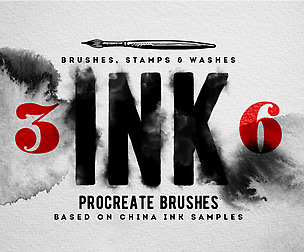 INK brushes + Paper textures