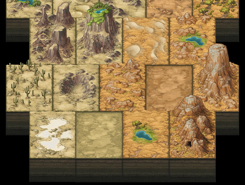 Terrain Tiles: Deserts
