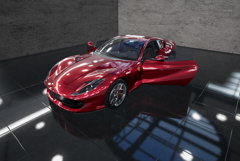2017 Ferrari 812 Superfast with Interior