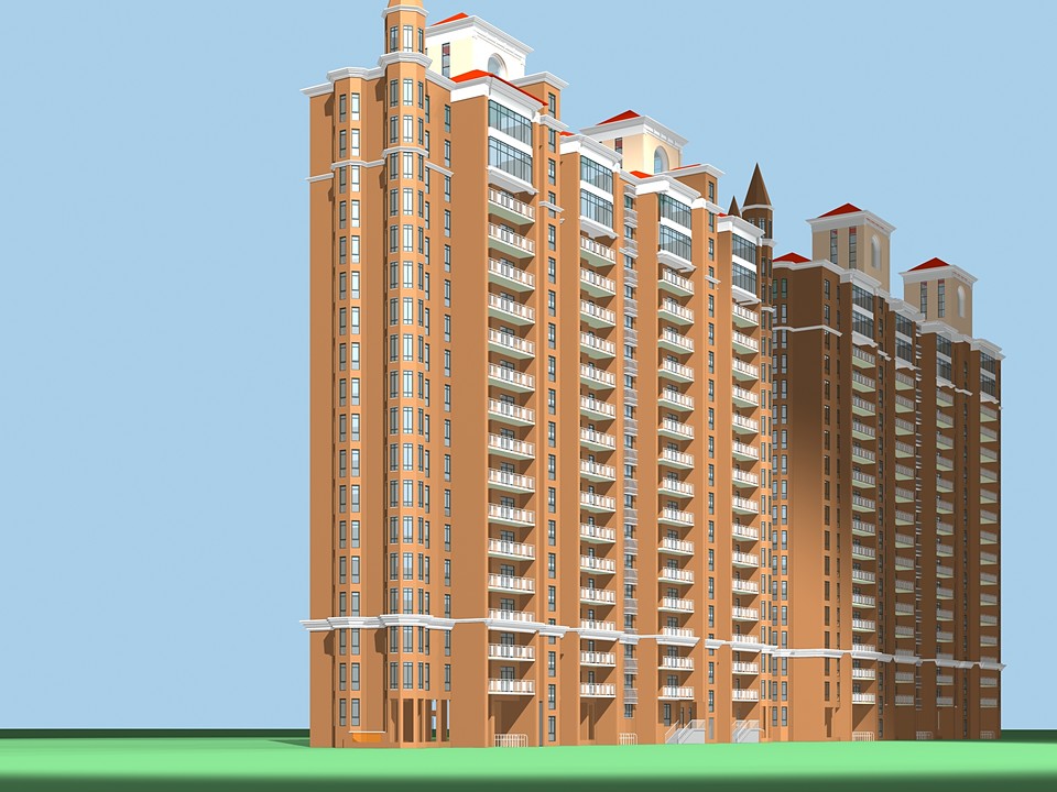 City office building architectural design 060