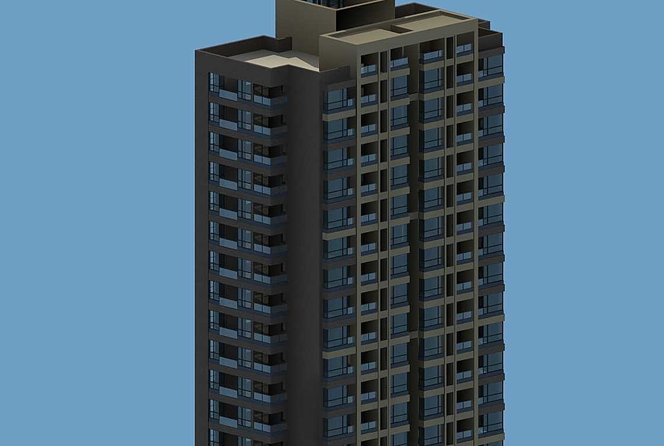 City office building architectural design 221