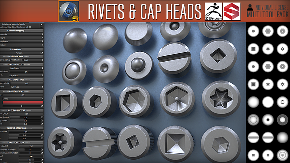 Rivets & Cap Head Fasteners
