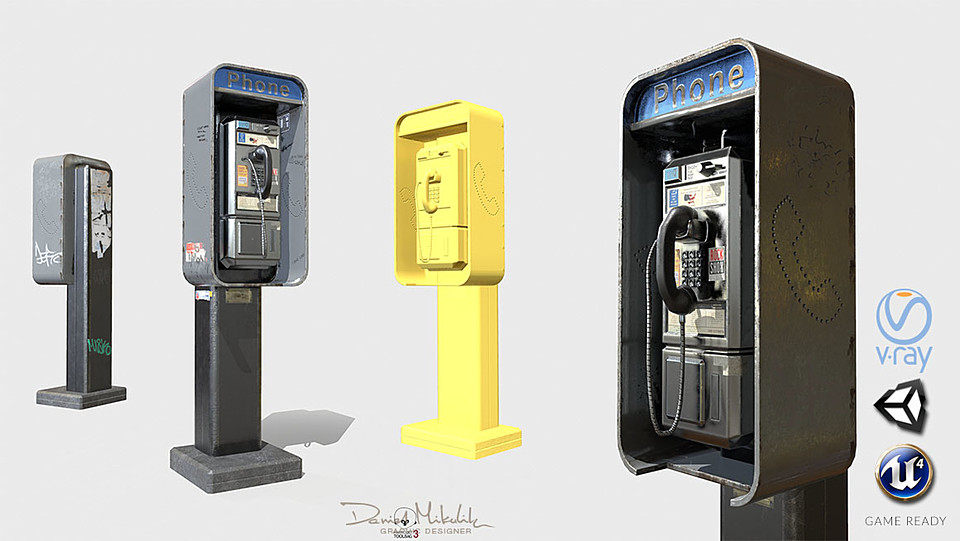 New York Payphone Booth PBR