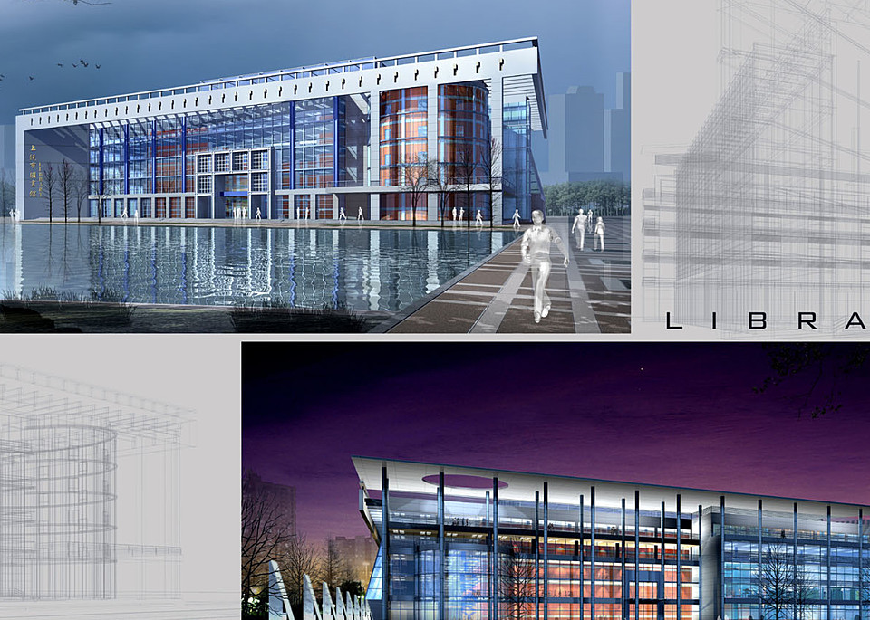 City planning office building fashion design - 536