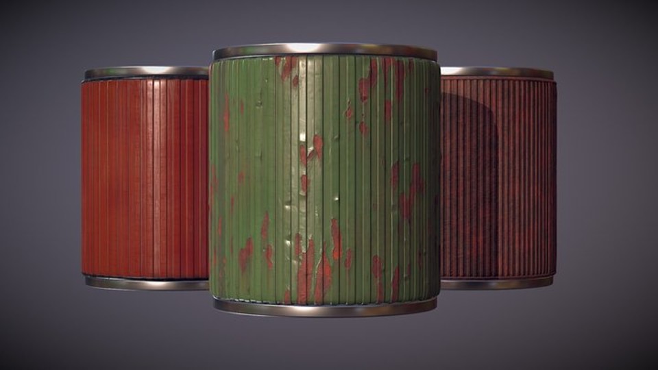 Procedural PBR Metal Sheets
