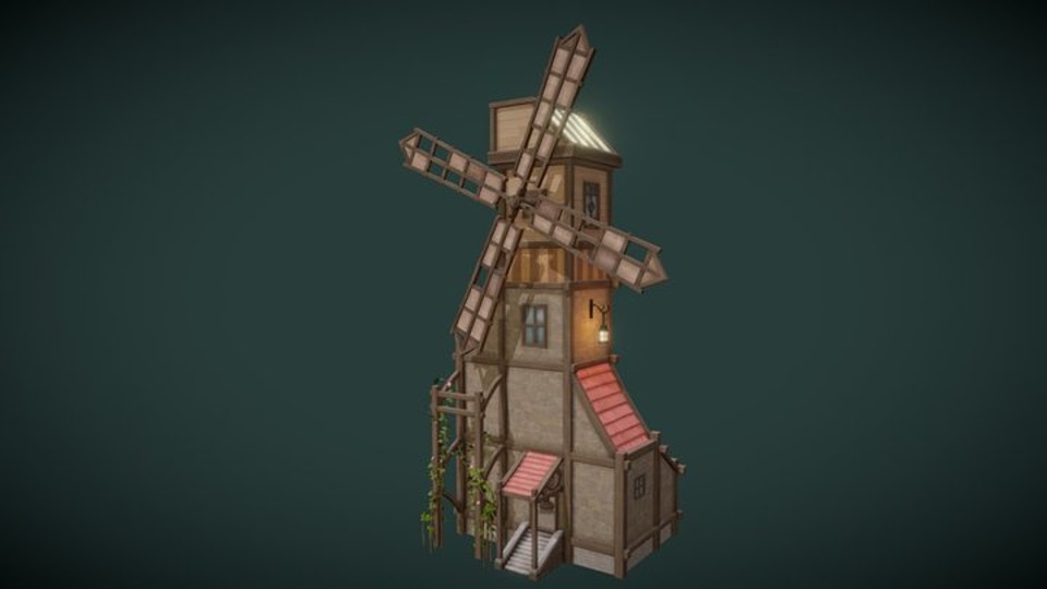Windmill with Interior