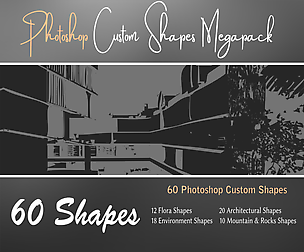 2100+Custom shapes Mega pack for Concept art
