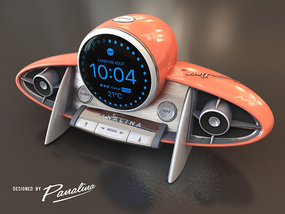 Digital Vintage Clock-Radio DreamLiner II