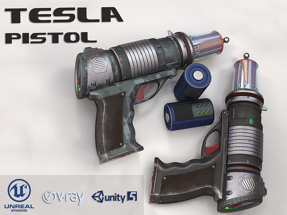 Tesla Pistol PBR