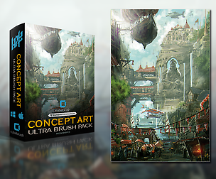 1500+ Kitbash Brushes for Concept Art