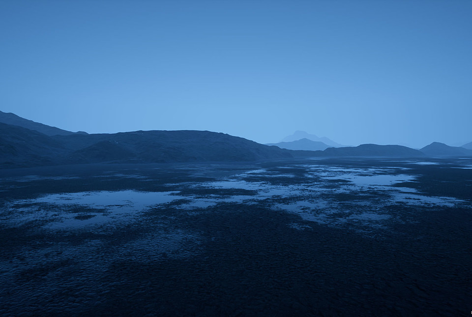 [UE4] Wet Landscape