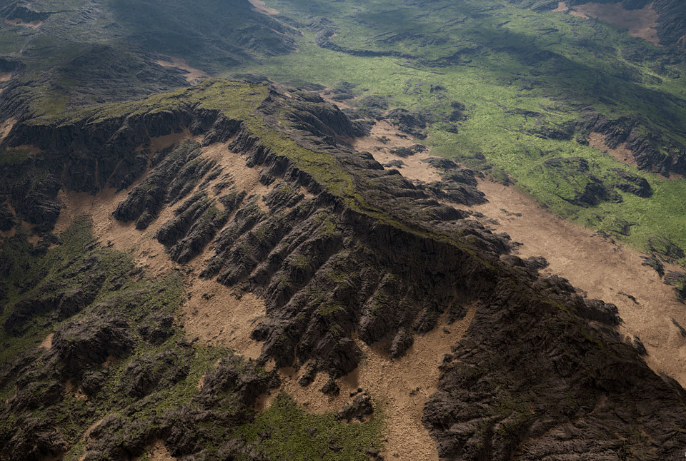 [UE4] Grass Mountains Landscape