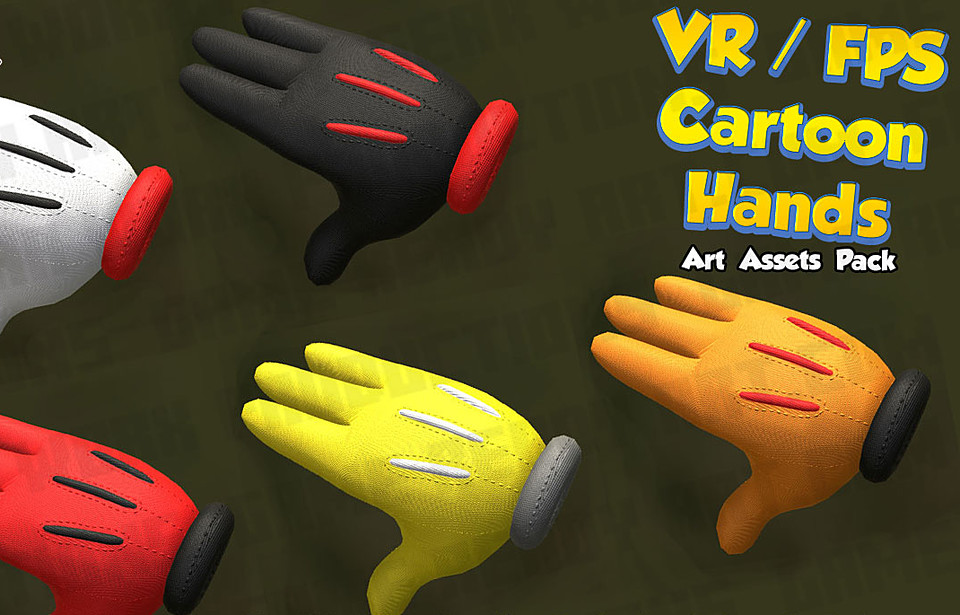 VR / FPS Cartoon Hands