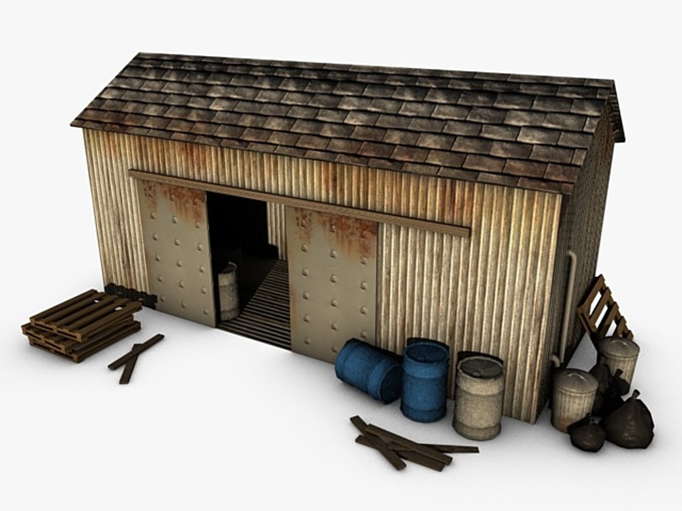 Low poly warehouse