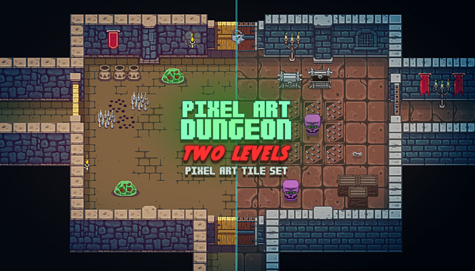 Pixel Art Top Down Dungeon