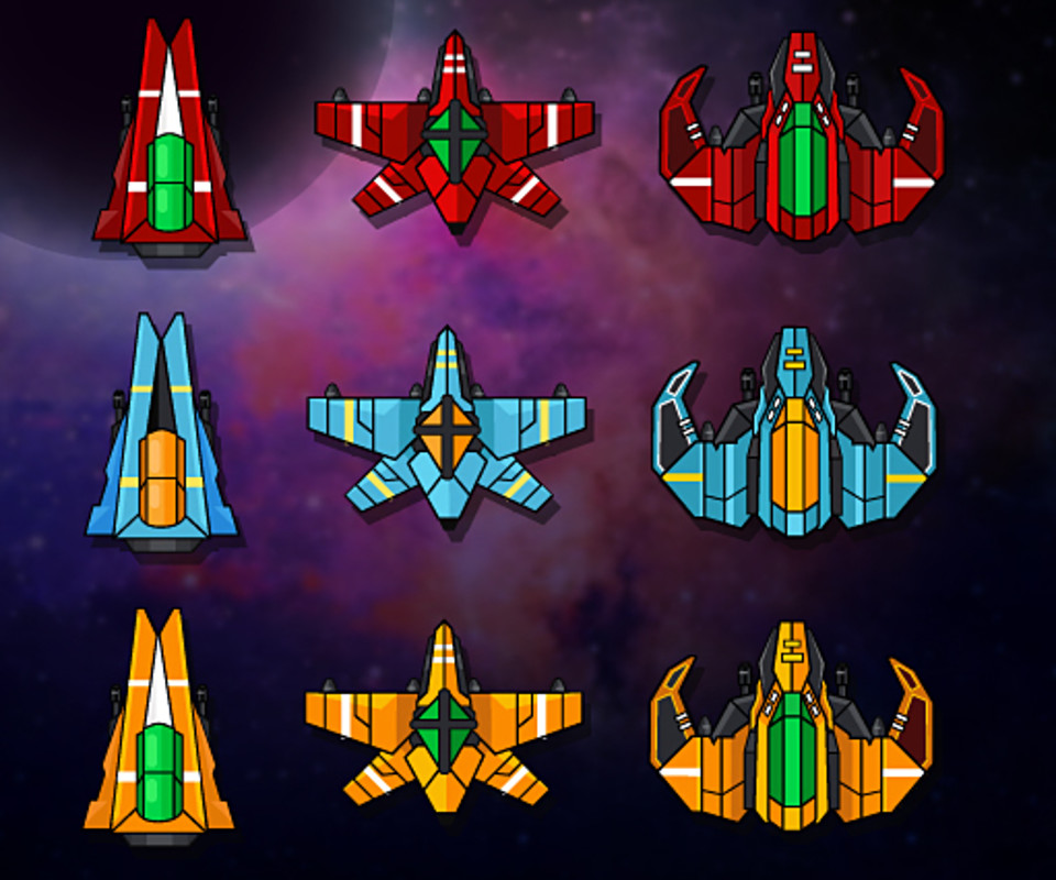 2D Spaceship Pack