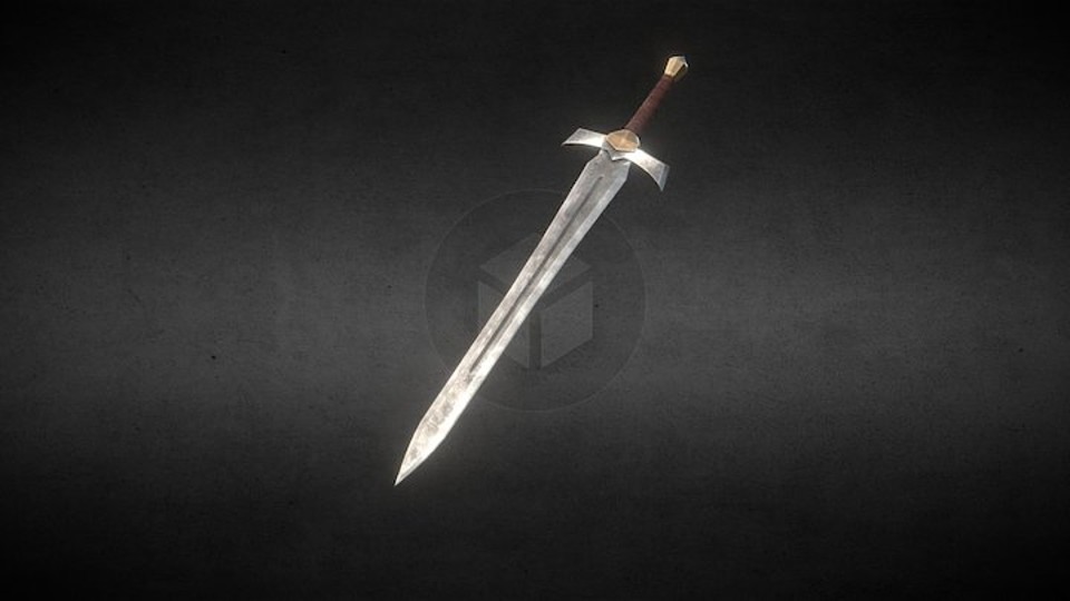 Steel Longsword PBR