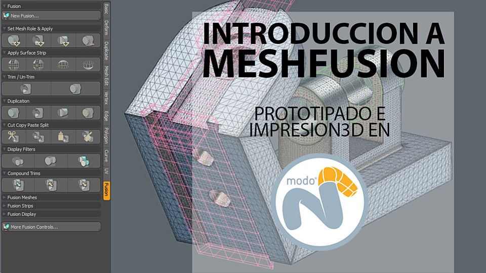 Introducción a MeshFusion en MODO