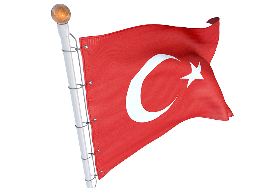 Flag Turkey animated