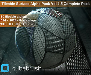100 Tileable Displacement/Alpha Patterns Part 1