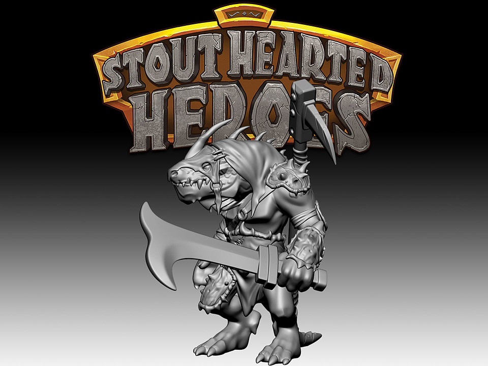 STOUT HEARTED HEROES - Lizardman Strider