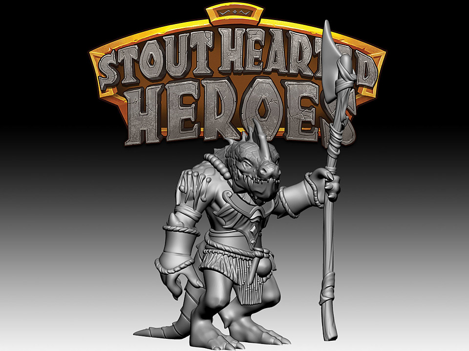 STOUT HEARTED HEROES - Lizardman Mystic