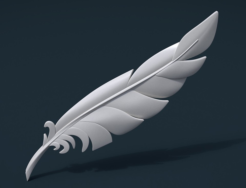 Printable Feather