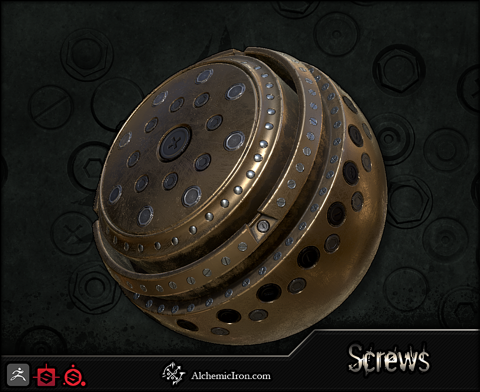 Screws Tool - Substance and Brushes
