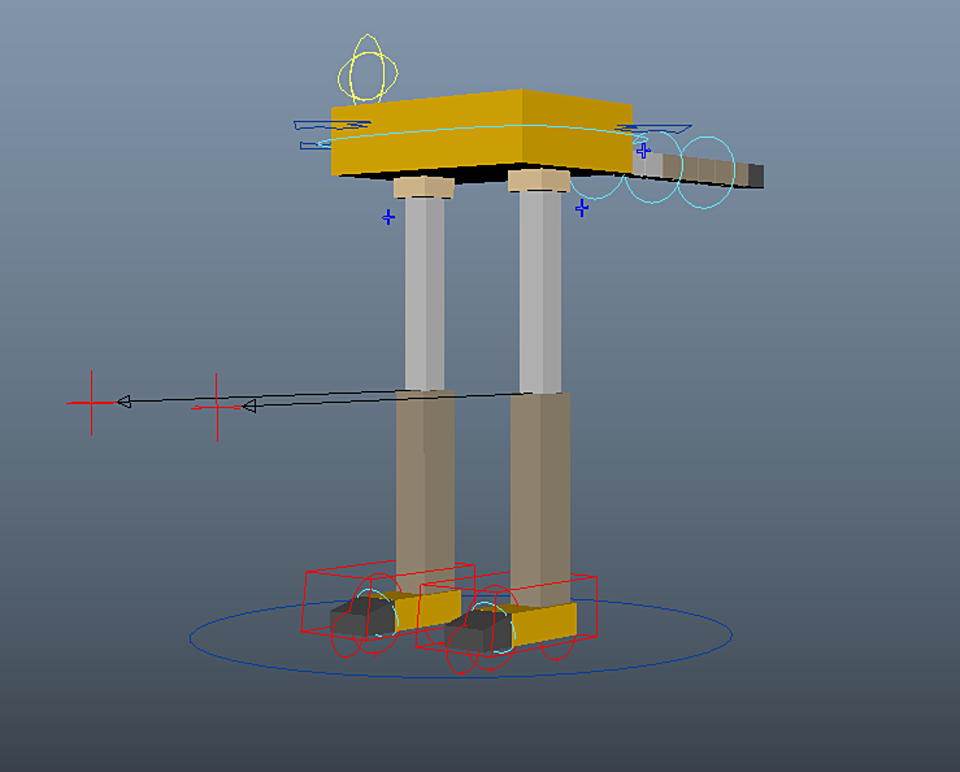 Boxy Walker Maya Rig