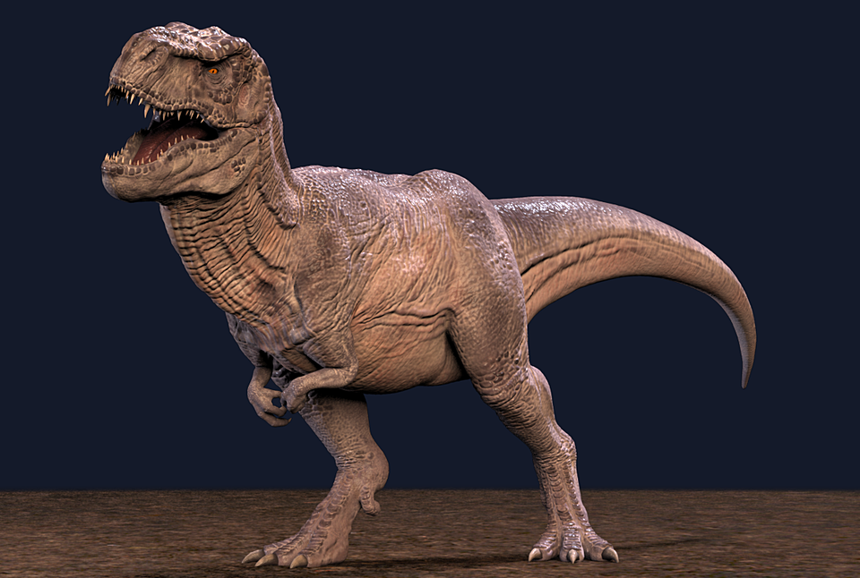 Trex Dinosaur Maya Rig