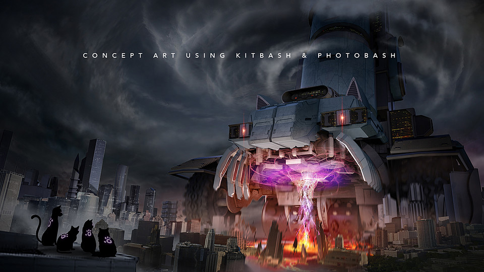 Concept Art Using Kitbash & Photobash