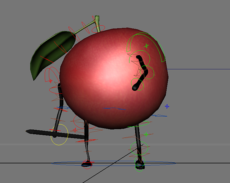 Apple Pen Maya Rig