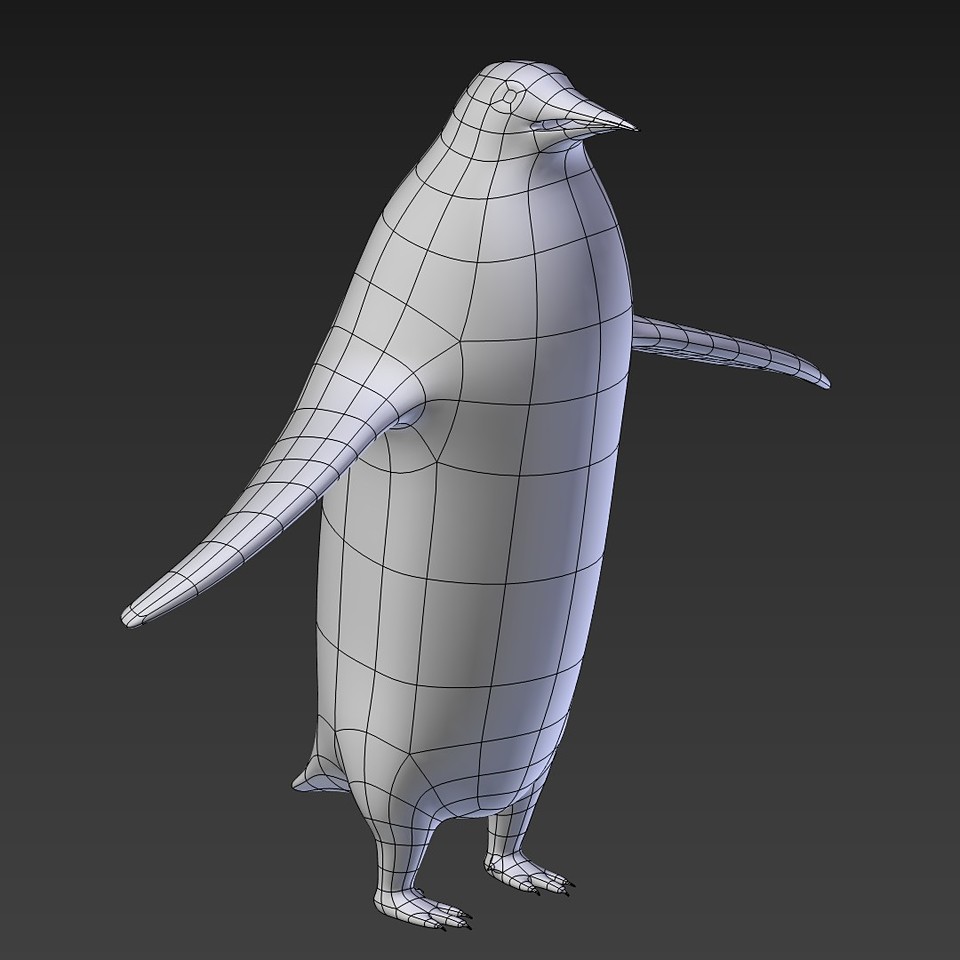 Penguin Base Mesh