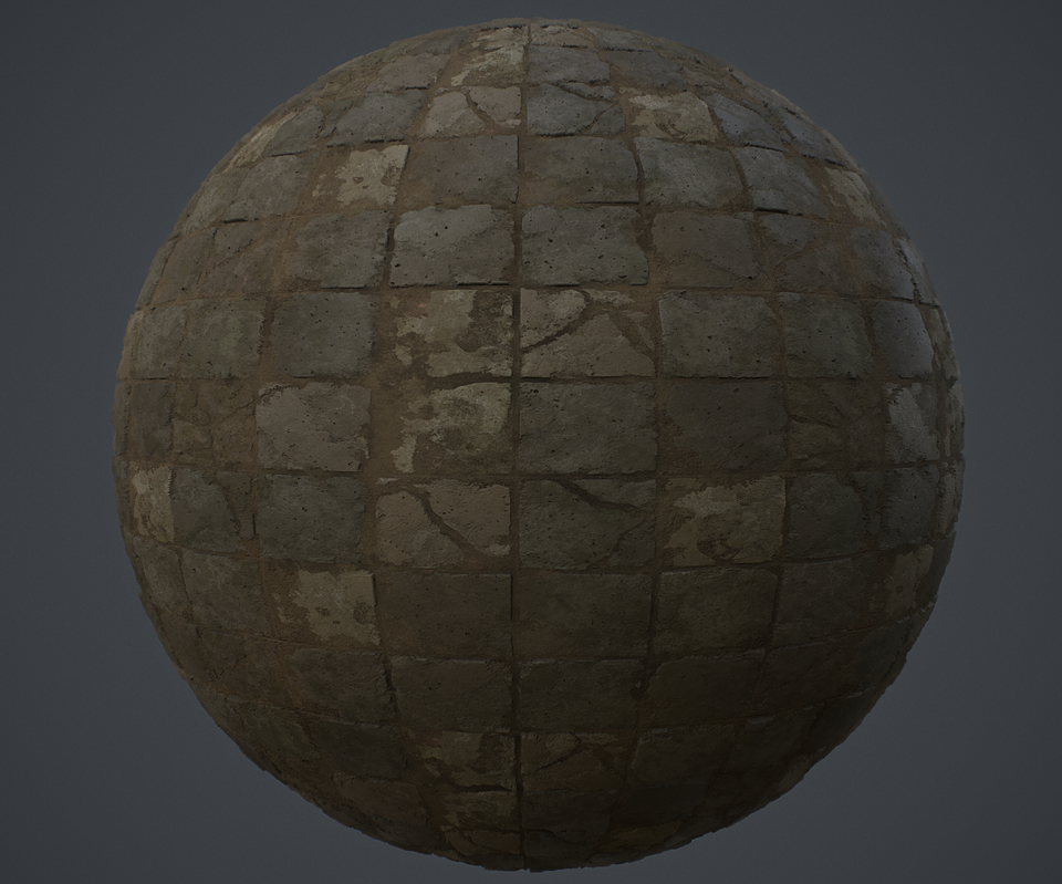 Stone Floor 01 PBR Tile
