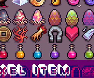 20 Pixel Art Icons