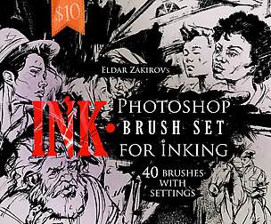 INK brushes + Paper textures