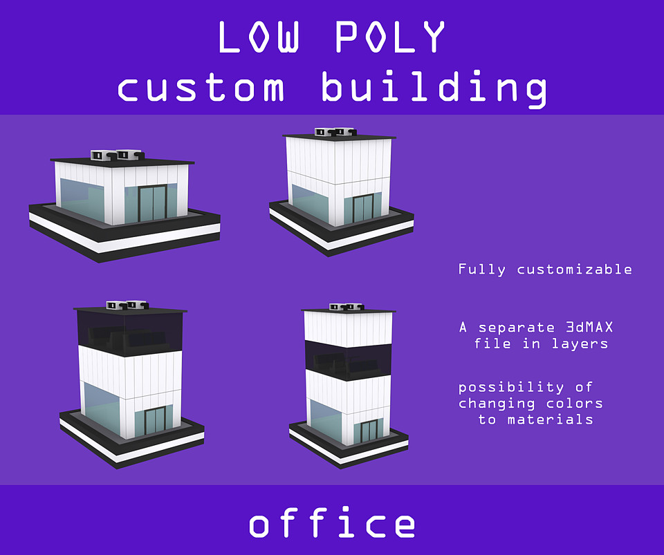 Low poly Office pack