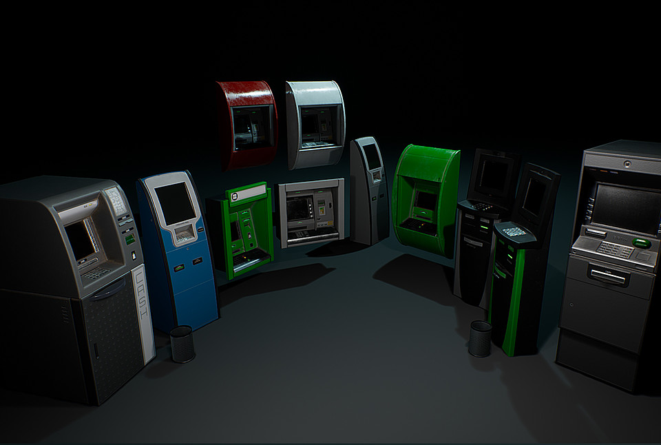 ATM Cash Machines Pack