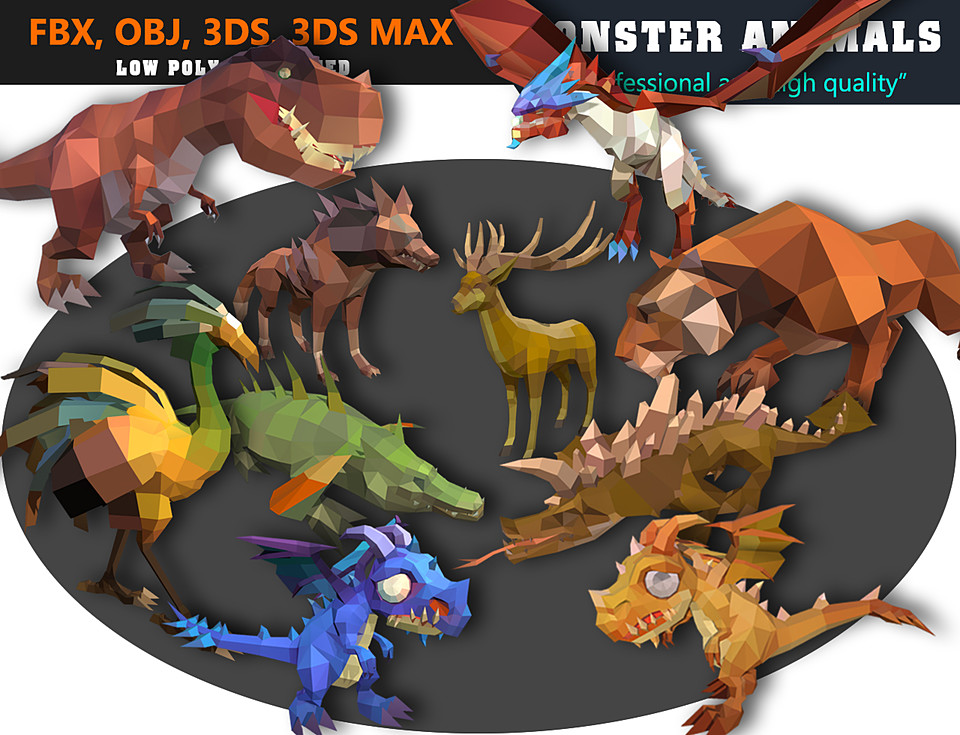 Prehistoric Animal Cartoon Collection - Animated