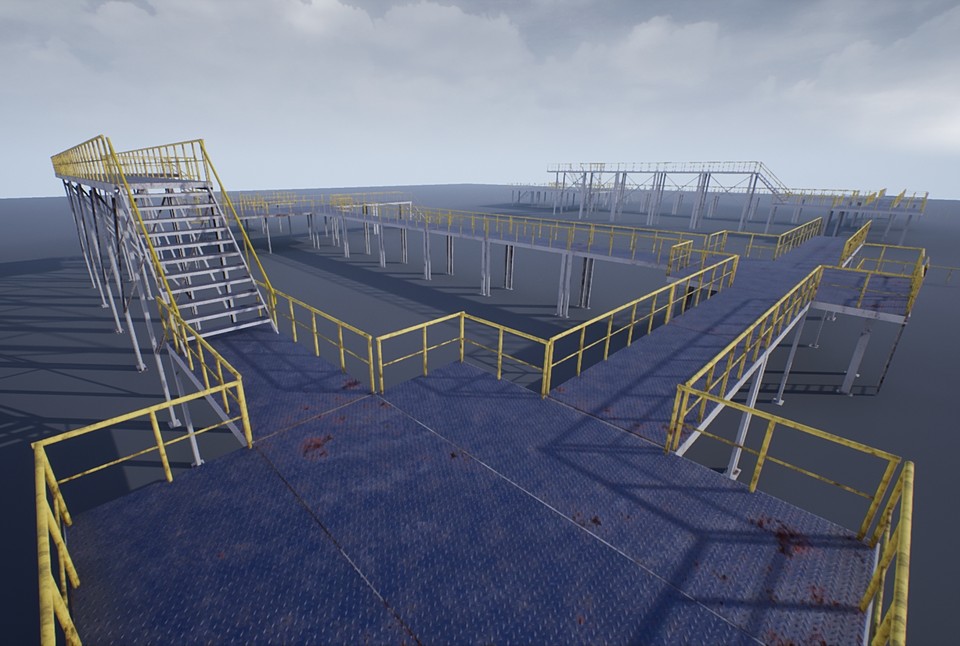 Modular industrial platform UE4