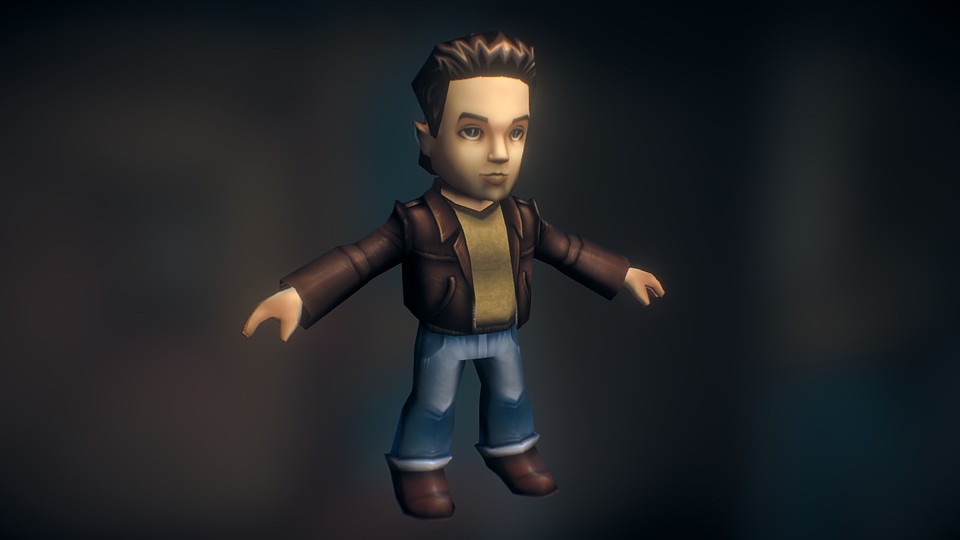 BOY low-poly character