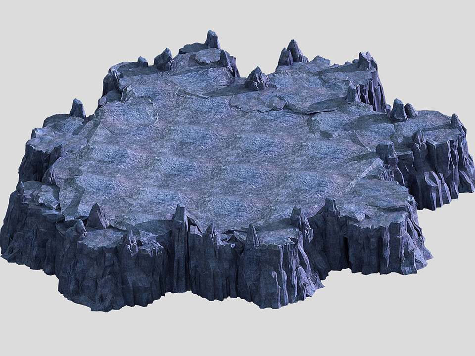 3D map with - Stones 05
