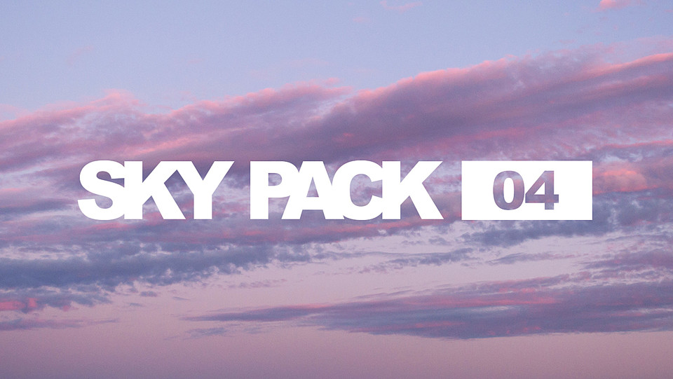 Sky Pack 04 / Evening clouds reference pack