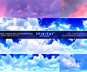 ANIME SKY BACKGROUND HDRI texture